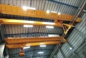 China Heavy Duty Span 10.5m-31.5m Double Girder Eot Crane With Grab QZ Type for sale