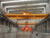 China Heavy Duty Span 10.5m-31.5m Double Girder Eot Crane With Grab QZ Type for sale