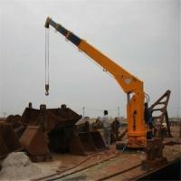 China Cargo Ship Hydraulic Telescopic Boom Marine Crane Boat Deck Crane  0.5 ~ 20 Ton for sale