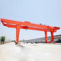 China OEM Outdoor A3-A8 Double Girder Goliath Crane 80 Ton Gantry Crane With Hook for sale