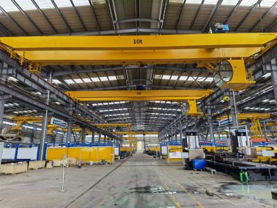 China 5ton~500ton Double Girder Overhead Traveling Crane IP54 European Type for sale