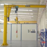 China 360 Degree Swing 500kg Jib Crane Fixed Jib Crane Pendant Pushbutton Control for sale
