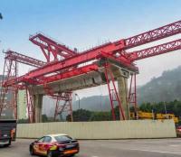 China CE  Erection Full Beam Launcher Crane 600T Bridge Girder Launching Machine for sale