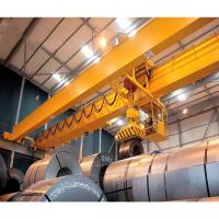 China PLC Magnetic Overhead Crane 30 ton Bridge Crane Remote Control With Slings for sale