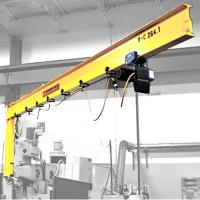 China 10 Ton Electric Column Mounted Lifting Jib Crane For Workshop  AC220V - 415V for sale