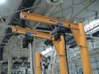 China Electric Hoist 5 Ton Jib Crane Q235B , Light Duty JIB Crane Remote Control for sale