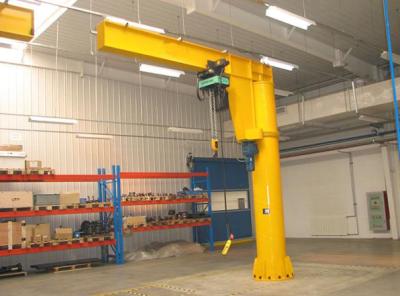 China Electric Hoist 5 Ton Jib Crane Q235B , Light Duty JIB Crane Remote Control for sale