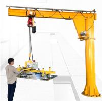 China 3000kg Base Mounted Jib Crane For Workshop Petrochemicals Railways for sale