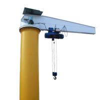 China Medium Sized 1000 kg Industrial Jib Crane Floor Mounted Remote Control for sale