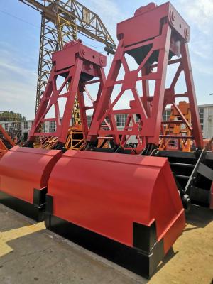 China ISO9001 6 - 12cbm Remote Control Crane Grab Bucket Cargo Four Rope Grab for sale