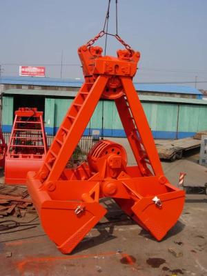 China 0.5m³ - 10m³ Four Rope Grab Bucket Mechanical Dredging Energy Efficient for sale