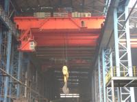 China 250 Ton Double Beam Ladle Overhead Crane For Steel Works for sale