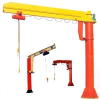 China 1 Ton 3 Ton Column Cantilever Crane High Quality JIB Crane with electric hoist for sale