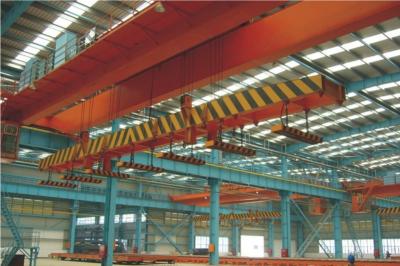 China Electromagnetic Hanging Overhead Beam Crane For Steel Mill High Efficiency for sale