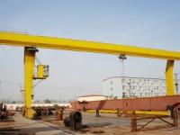 China L Shaped 16t Single Girder Gantry Crane With Electric Hoist 6m 9m Lifting Height for sale