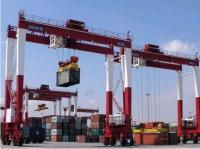 China 40t RTG Rubber Tyred Gantry Cranes  Quayside Container Gantry Crane for sale
