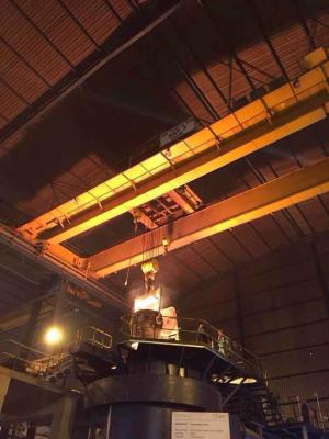 China 32 Ton Double Girder Overhead Foundry Crane For Steel Plant for sale