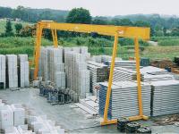 China 10 Ton Euro Style Single Girder Gantry Crane Pendant Control ISO M5 Duty for sale