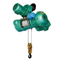 China 2 Lifting Speeds Small Electric Wire Rope Hoist 500kg MD1 Type Pendant Control for sale