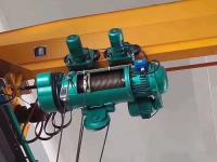China 2 Lifting Speeds Small Electric Wire Rope Hoist 500kg MD1 Type Pendant Control for sale