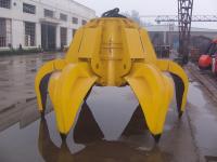 China 0.5 ~ 20 m³ Electro Hydraulic Orange Peel Grab Bucket Wear Resistant for sale
