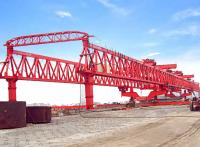 China CE GOST Railway Bridge Beam Launcher Crane 200T Girder Launcher Crane for sale