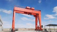 China 100t MG Type Double Girder A Frame Gantry Crane With Electric Hoist 7.5m~35m Span for sale