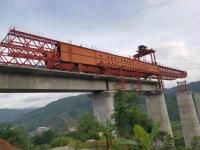 China 200 Ton Beam Launcher Crane Bridge Girder Launcher Span 50m 40m for sale