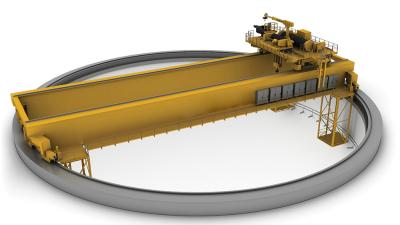 China Span 7.5 ~ 35 M Nuclear Polar Cranes For Fuel Assembly Reactor Head for sale