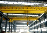 China QD Type Double Girder EOT Crane Span 7.5m - 31.5m With Electric Hook for sale