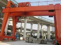 China Freight Yard Q235 Q345 Double Girder Gantry Crane 100 Ton MG Type for sale