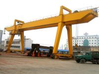 China MG Type Double Beam Gantry Crane 10m Lifting 50 Ton Gantry Crane Large Span for sale
