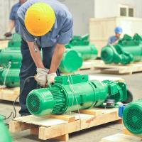 China Remote Control CD/MD Electric Wire Rope Hoist 0.25t ~ 20t 12 Months Warranty for sale