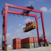 China Heavy Duty Container Rubber Tyre Gantry Crane For 35t 40.5t Container Lifting for sale
