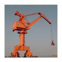 China Four Link Type Mobile Harbour Portal Crane Portal Slewing Crane 25t 45m Boom for sale
