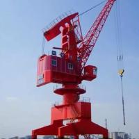 China Four Link Type Mobile Harbour Portal Crane Portal Slewing Crane 25t 45m Boom for sale