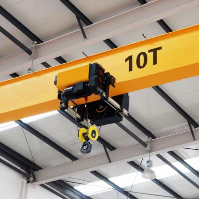 China 0.5 - 15Ton EOT European Type Low Headroom Single Beam Overhead Crane for sale