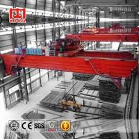China 30 Ton Electric Trolley Heavy Duty Overhead Crane QD Double Beam Bridge Crane for sale