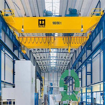China 30 Ton Electric Trolley Heavy Duty Overhead Crane QD Double Beam Bridge Crane for sale
