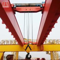 China Model QD Electric Hoist Double Girder Overhead Crane 50/10Ton  6-30m Lifting for sale