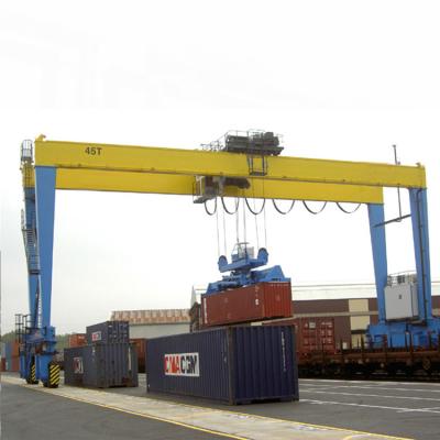 China Heavy Duty Container Rubber Tyre Gantry Crane For 35t 40.5t Container Lifting for sale