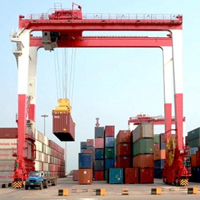 China 35t 40.5t Portal Container Gantry Crane Rubber Tyre Gantry Crane A6 A7 A8 for sale
