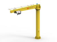 China 360 Degree Rotating BZ Type Floor Mounted Jib Crane For Work Station for sale