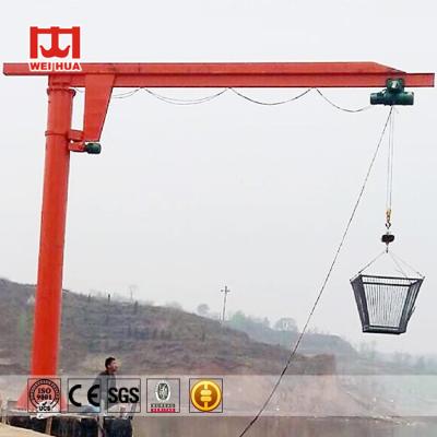 China 1000kg Fixed Floor Pillar Mounted Jib Crane for sale