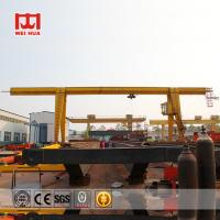China Span 12m - 30m Single Beam Gantry Crane 25 Ton Gantry Crane For Concrete Factory for sale