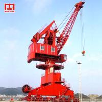 China 40 Ton - 60 Ton Lattice Boom Harbour Portal Jib Crane Cabin Control for sale