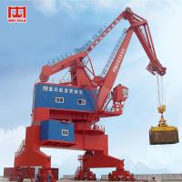 China 40 Ton - 60 Ton Lattice Boom Harbour Portal Jib Crane Cabin Control for sale