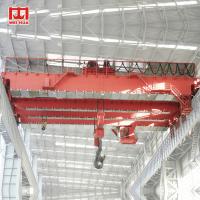China 200 Ton Double Girder Bridge Crane Heavy Duty European Style QDxx Model for sale