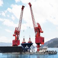 China 1 ~ 50 Ton Hydraulic Marine Deck Crane With BV 360° Slewing for sale