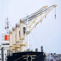 China Impact Resistance Hydraulic Offshore Marine Crane 36 Ton Ship Deck Cranes for sale